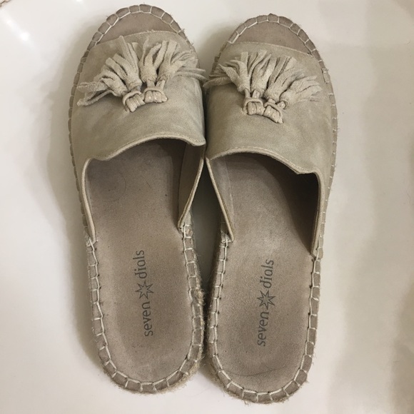 Seven Dials | Shoes | Suede Slip On Moccasin Sandals | Poshmark